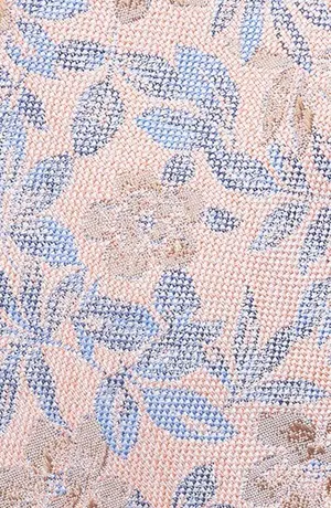 Nordstrom Brice Floral Silk Tie - Orange