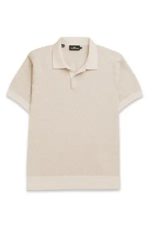 Rodd & Gunn Amberley Diamond Jacquard Cotton Polo Sweater