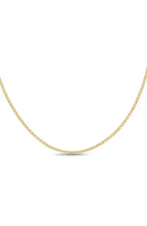 Bony Levy 14k Gold Wheat Chain Necklace
