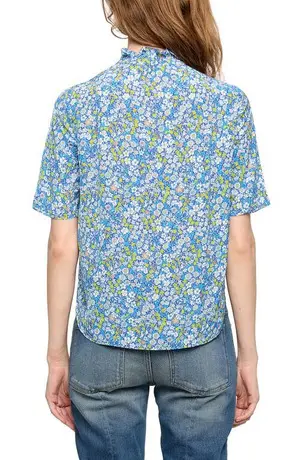 Zadig&Voltaire Floral Print Short Sleeve Top