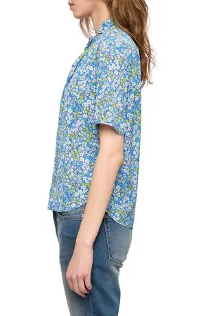 Zadig&Voltaire Floral Print Short Sleeve Top