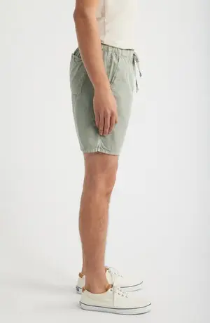 ALEX CRANE Air Organic Cotton Drawstring Shorts - Riverstone