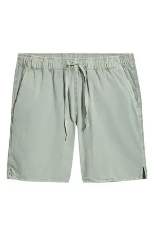 ALEX CRANE Air Organic Cotton Drawstring Shorts - Riverstone
