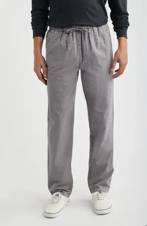 ALEX CRANE Air Organic Cotton Drawstring Pants Silver
