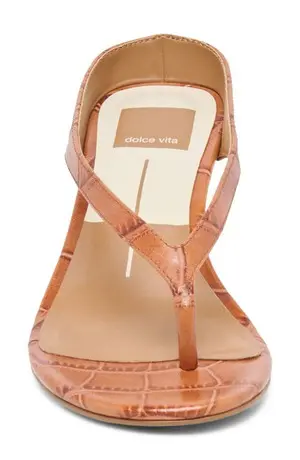 Dolce Vita Doreen Sandal - Cedar Croco Embossed