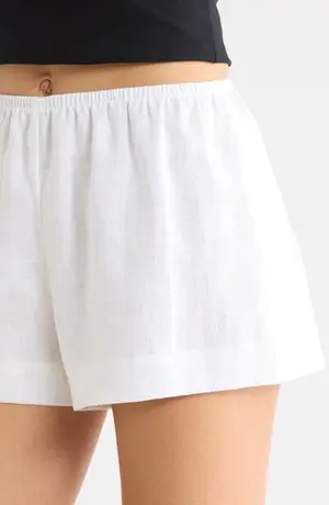 REFORMATION Nora Linen Shorts
