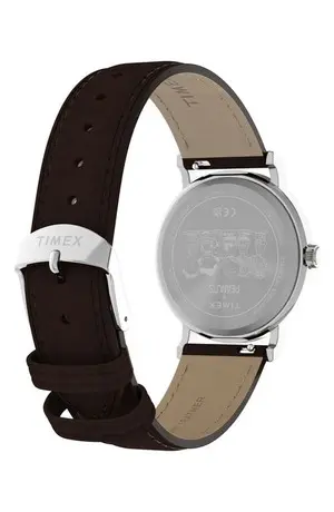 Timex® Timex X Peanuts Baseball Watch - Brown/silverone