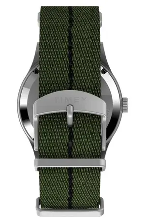 Timex® Mk1 Automatic Stainless Steel Watch With Webbing Strap