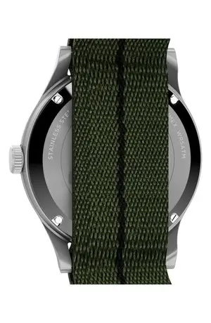 Timex® Mk1 Automatic Stainless Steel Watch With Webbing Strap