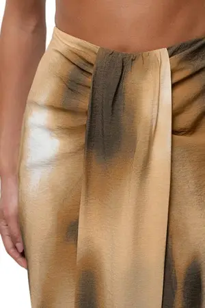 JLUXLABEL Flowing Elegance Maxi Skirt With Side Slit