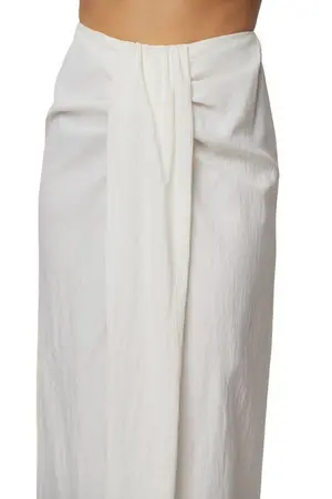 JLUXLABEL Flowing Elegance Maxi Skirt With Side Slit