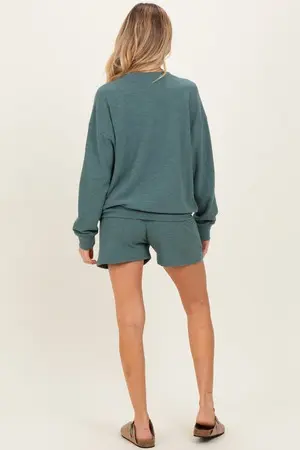 PINKBLUSH Pullover & Shorts Set