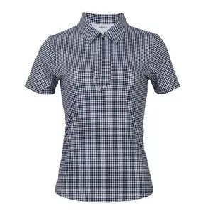 JOFIT Performance Golf Polo With Quarter-zip Closure - Mini Houndstth