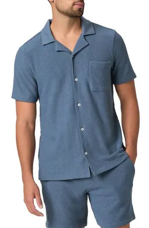 Paige Oliver Terry Cloth Camp Shirt - Lakeside