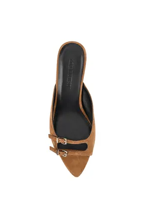 LANA WILKINSON Shannon Mule With Double Buckle Detail
