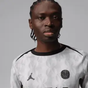 JORDAN BRAND Black Paris Saint-germain Long Sleeve Pre-match Dri-fit Top
