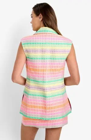 Trina Turk Boabab Jacket Joie De Vivre Jacquard
