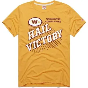HOMAGE Washington Commanders Hail Victory Logo T-shirt - Gold