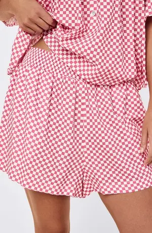 PAPINELLE Anais Gathered Short Pajamas