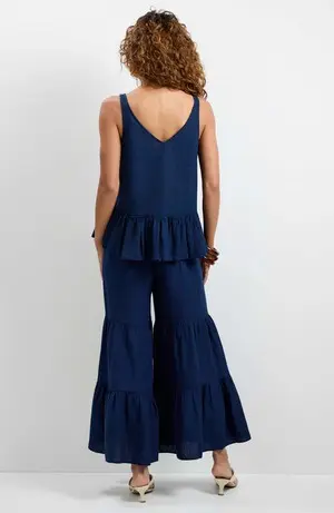 Trina Turk Bosco Tiered Ruffle Top