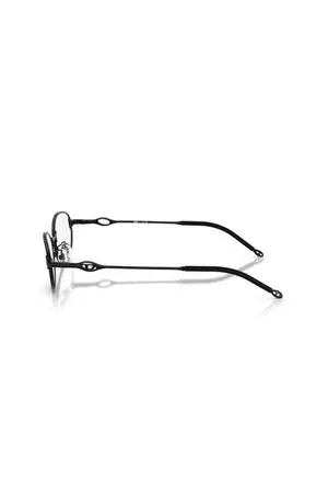 DIESEL® Oval Full Rim Metal Eyeglasses - Black