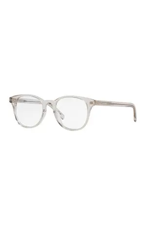 Saint Laurent Acetate Round Full Rim Eyeglasses