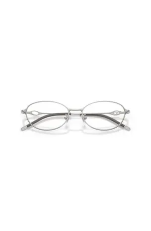 DIESEL® Oval Optical Glasses - Silver