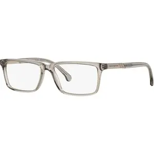 Brooks Brothers Rectangle Full Rim Acetate Eyeglasses - Grey
