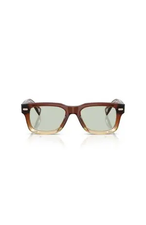 Brunello Cucinelli Rectangle Full Rim Acetate Eyeglasses
