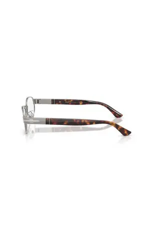 Persol Oval Full Rim Eyeglasses - Grey