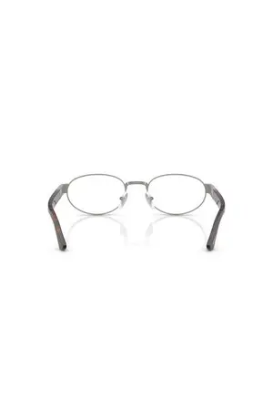 Persol Oval Full Rim Eyeglasses - Grey