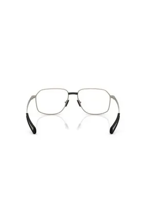 Moncler Rectangle Full Rim Metal Eyeglasses - Copper