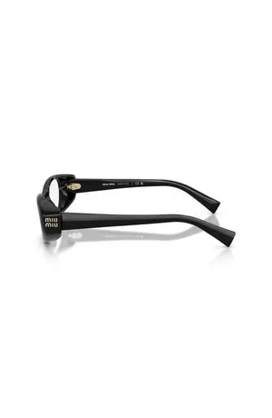 Miu Miu Oval Acetate Eyeglasses