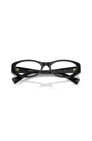 Miu Miu Oval Acetate Eyeglasses