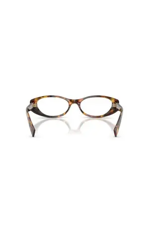 Miu Miu Oval Optical Glasses - Tortoise