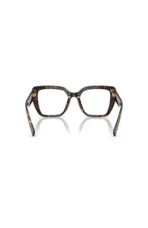Dolce & Gabbana Square Acetate Eyeglasses - Tortoise
