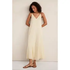 HAVEN WELL WITHIN Silky Maxi Dress - Straw