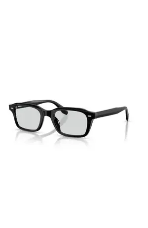 Oliver Spencer Rectangle Optical Glasses - Black