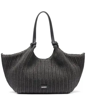 Dkny Paula Medium Tote Bag - Black/silver