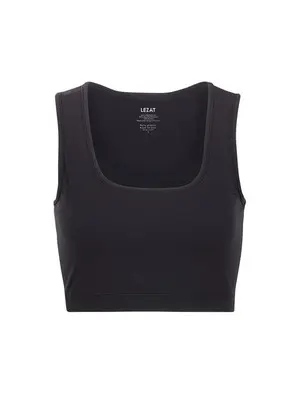LEZAT Sara Organic Cotton Bra Top Black