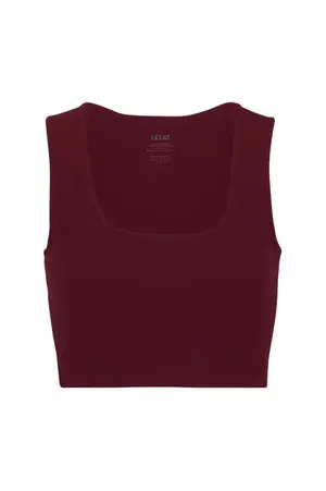 LEZAT Sara Organic Cotton Bra Top Maroon