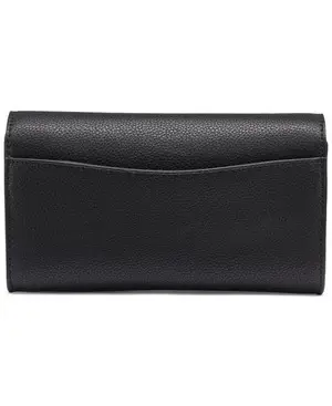 Dkny Bryar Wallet On A String - Black/silver