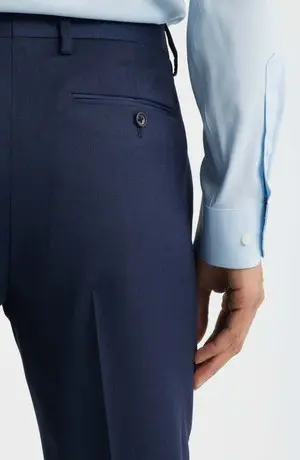 Bonobos Jetsetter Flat Front Athletic Fit Stretch Wool Dress Pants
