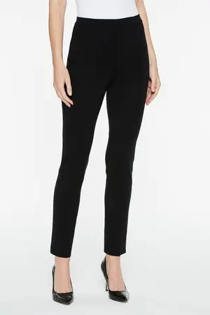 Ming Wang Knit Slim-leg Pants