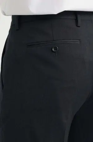 Bonobos Jetsetter Athletic Fit Stretch Wool Suit Pants - Charcoal