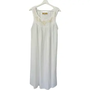 MAISON D'HAITI Garland Nightgown - Ecru