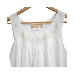 MAISON D'HAITI Garland Nightgown - Ecru