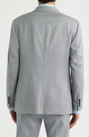 Bonobos Jetsetter Standard Fit Grey Stretch Wool Suit Jacket - Light Grey