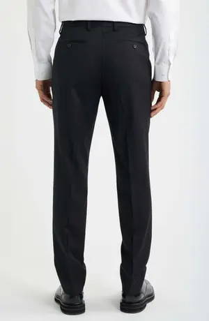Bonobos Jetsetter Athletic Fit Stretch Wool Suit Pants - Black