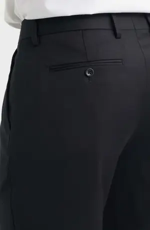 Bonobos Jetsetter Athletic Fit Stretch Wool Suit Pants - Black